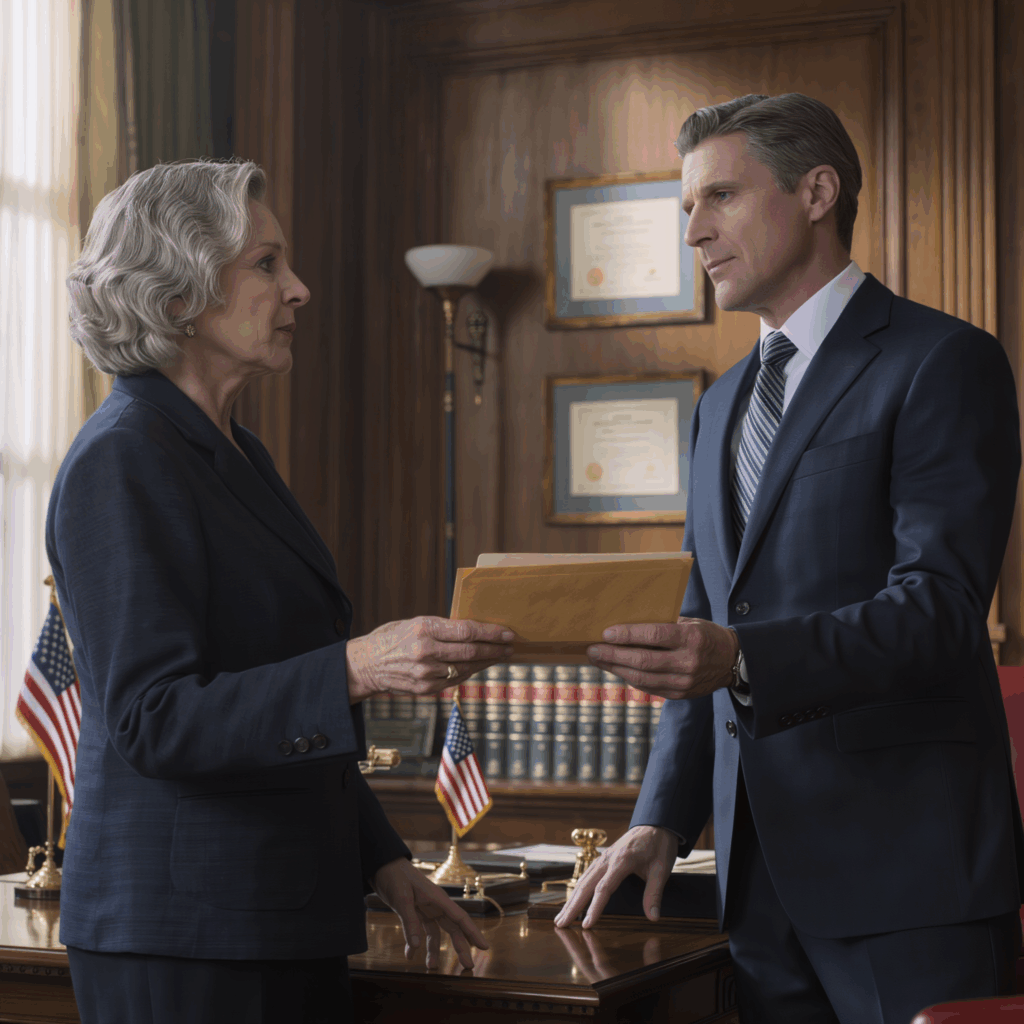 Three months after my husband passed away, the real estate lawyer ...